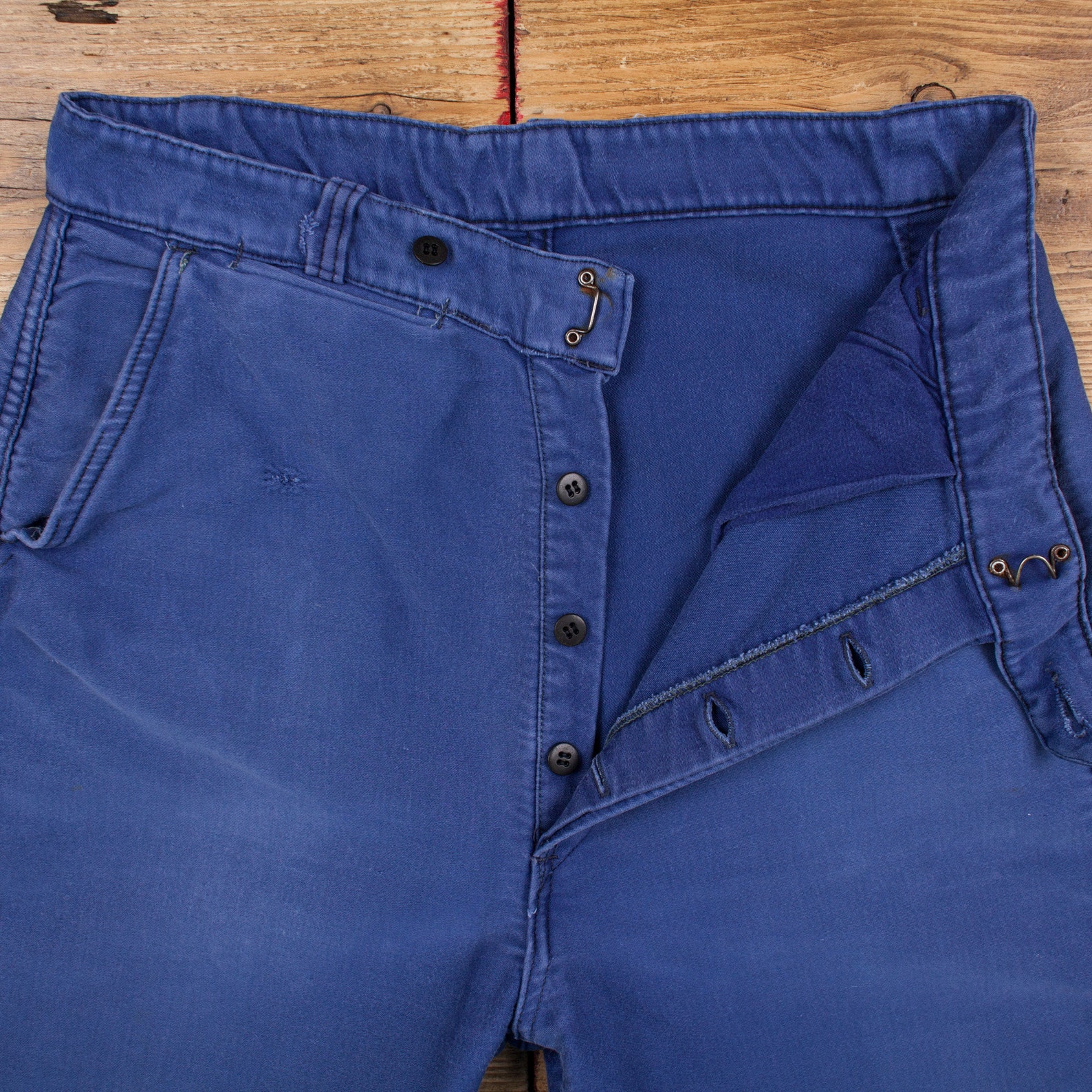 Vintage Adolphe Lafont French Workwear Pants Trousers 31x26 60s Unisex ...