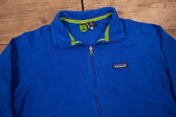 Vintage Patagonia Fleece Jacket Small Gorpcore Outdoor Blue R09890 Etsy
