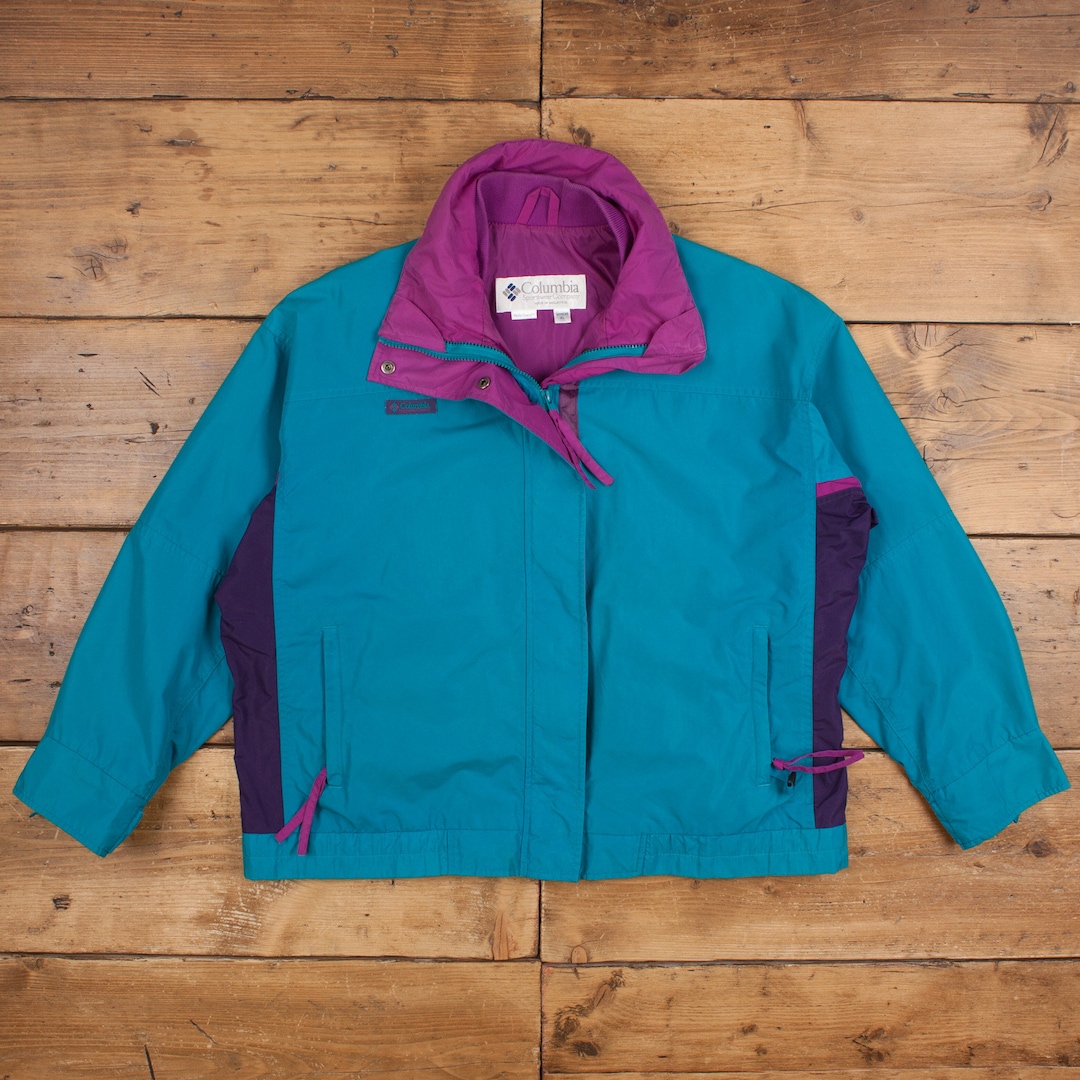 Vintage Columbia Coat XL Gorpcore Bugaboo Full Zip Hooded Blue Womens ...
