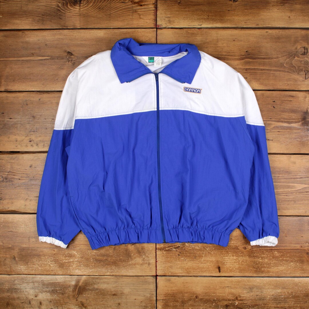 Vintage Turfer Windbreaker Jacket XL USA Made Blue - Etsy