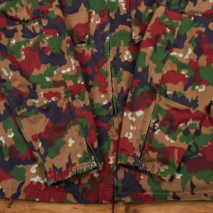 Vintage Military Jacket L Swiss Camo Taz 83 Overshirt Camouflage ...