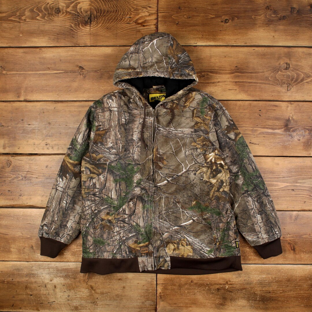 Vintage Brazos Workwear Jacket XL Realtree Active Camouflage Brown - Etsy
