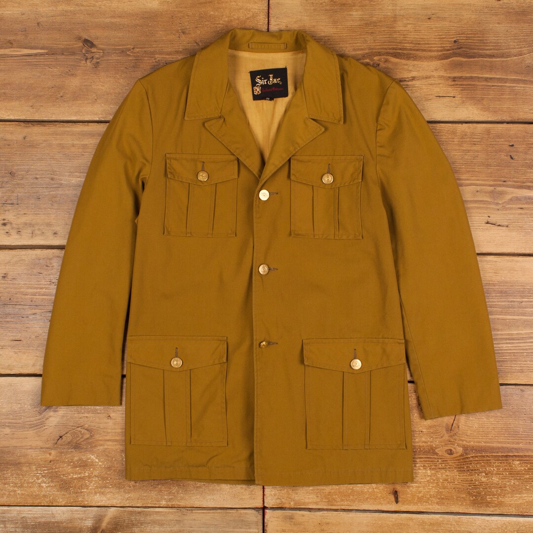 Vintage Sir Jac Blazer Jacket S 70s Brown Button - Etsy