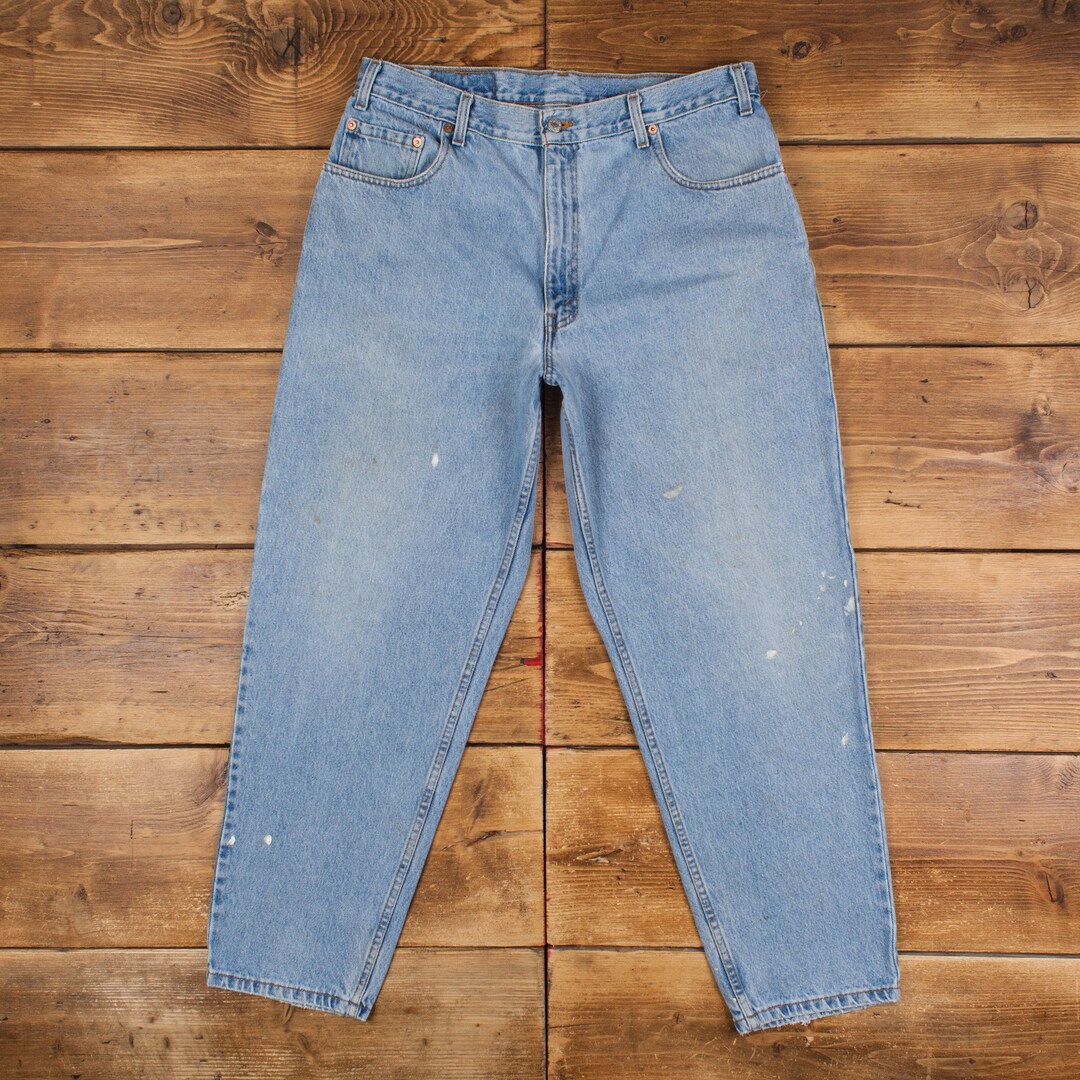 Vintage Levis 560 Jeans 36 X 30 90s Stonewash Tapered Blue Red Tab ...