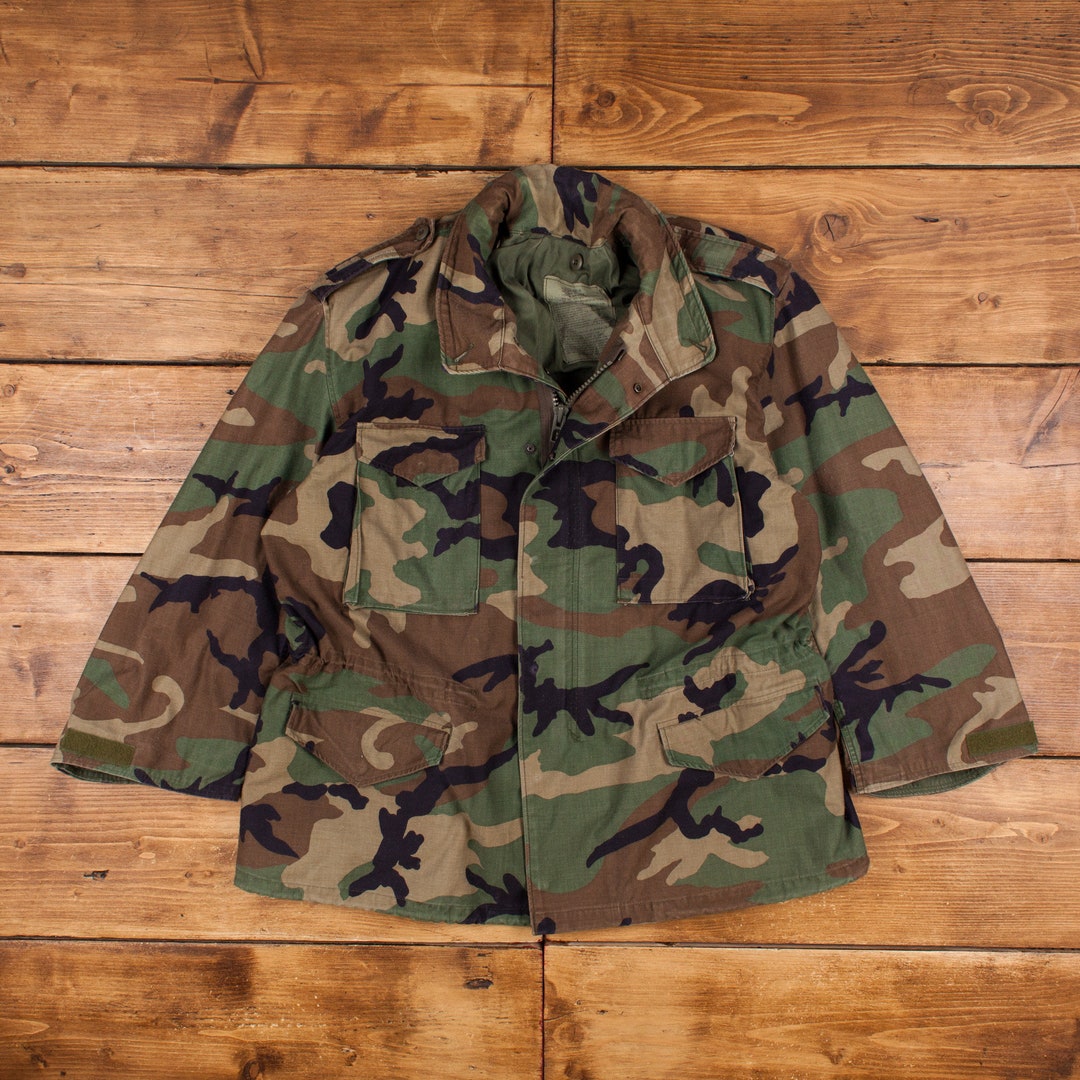 Vintage Military Jacket XL 90s M65 Field Cold Weather - Etsy