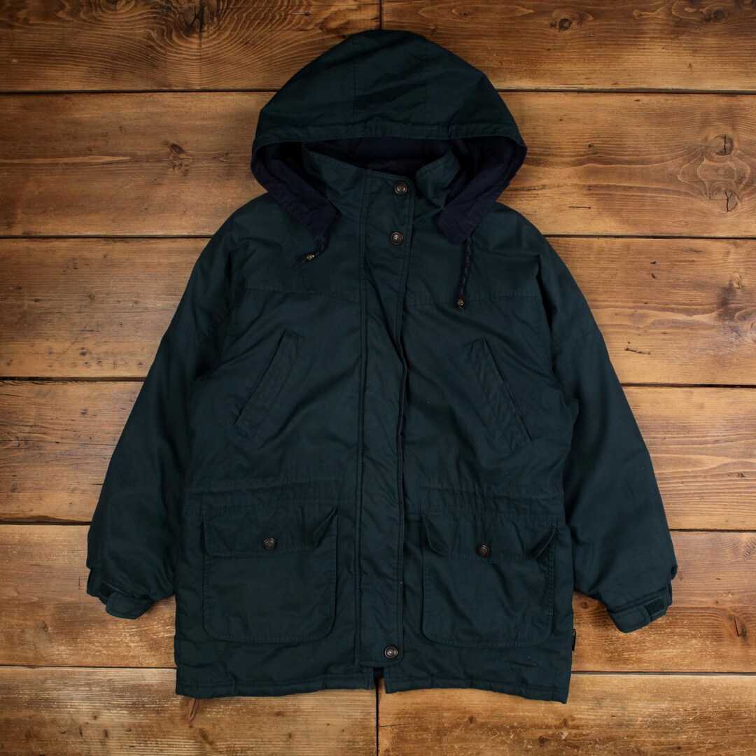 Vintage Pacific Trail Parka Jacket L Mens 00s Green Hooded Outdoor ...