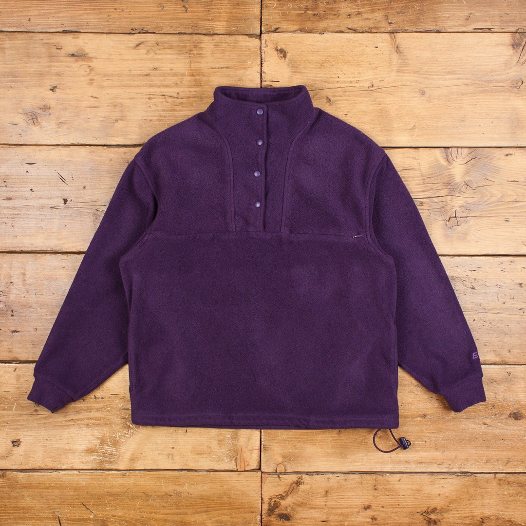 Vintage EMS Fleece Jacket M Gorpcore 90s Purple Womens Outdoor Hiking ...