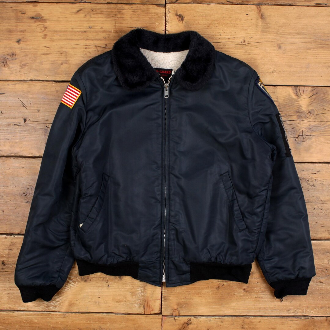 Vintage Wearguard Workwear Jacket M 90s Bomber Metro Police USA Made ...