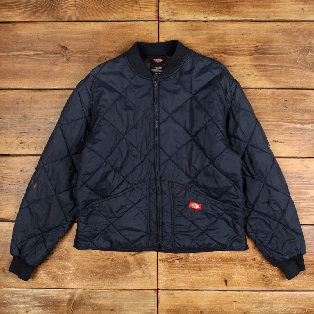 Vintage Dickies Workwear Jacket L Quilted Blue - Etsy