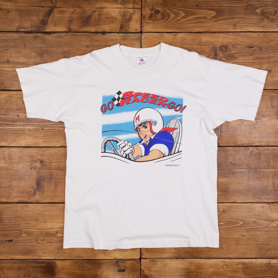 Vintage Speed Racer Go Single Stitch T Shirt XL USA Fruit of the Loom ...