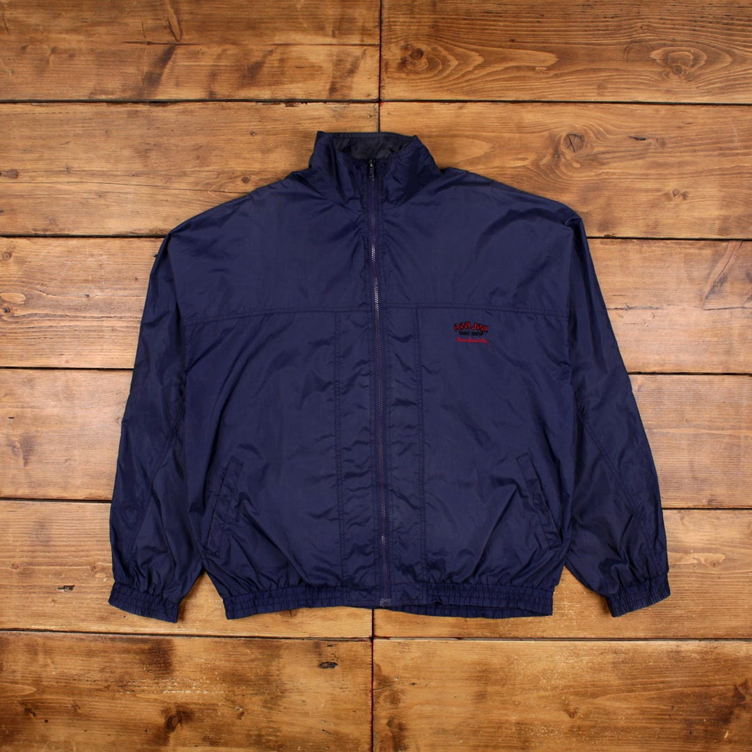 Vintage Ron Jon Surf Wear Windbreaker Jacket XL 90s Blue - Etsy