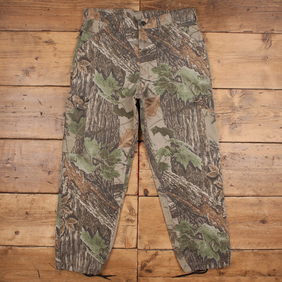 Vintage Liberty Hunting Pants Trousers 38x31 90s Realtree Mens Wide-leg ...