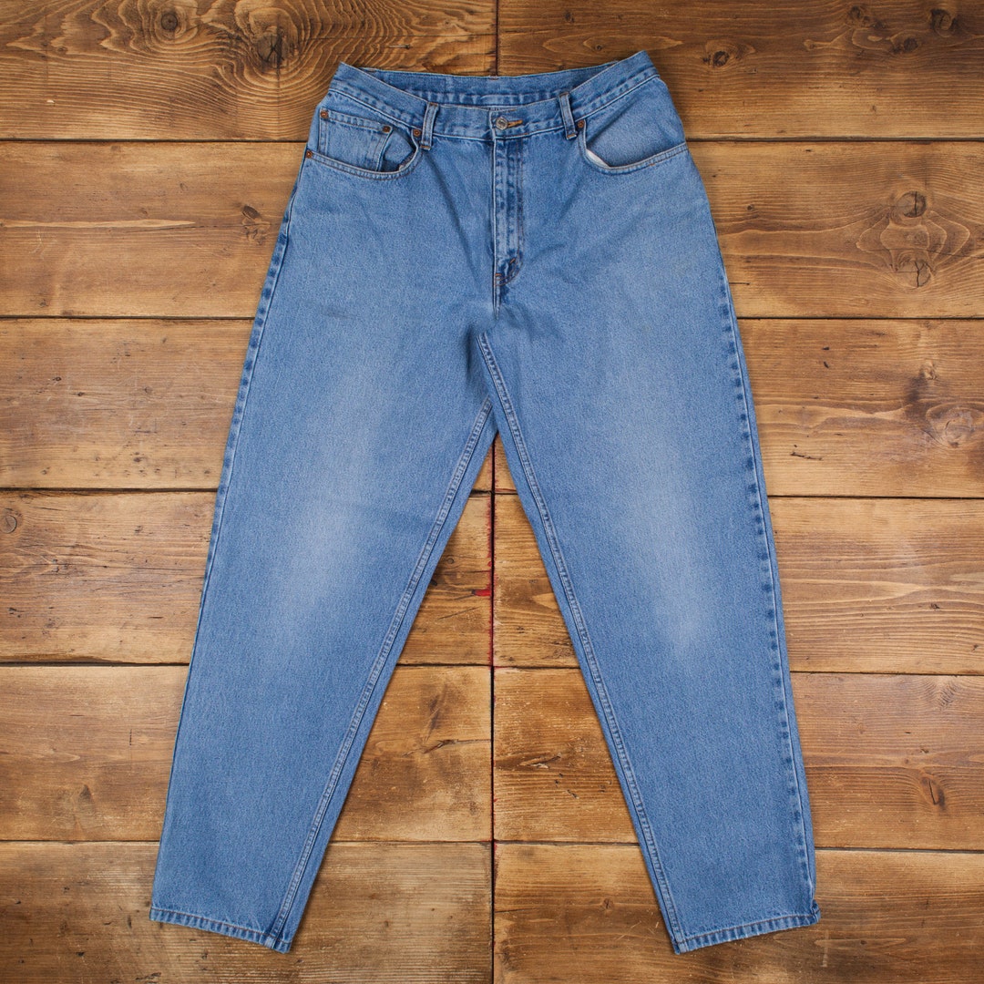 Vintage Levis 560 Jeans 34 X 34 Stonewash Tapered Blue Womens Red Tab ...