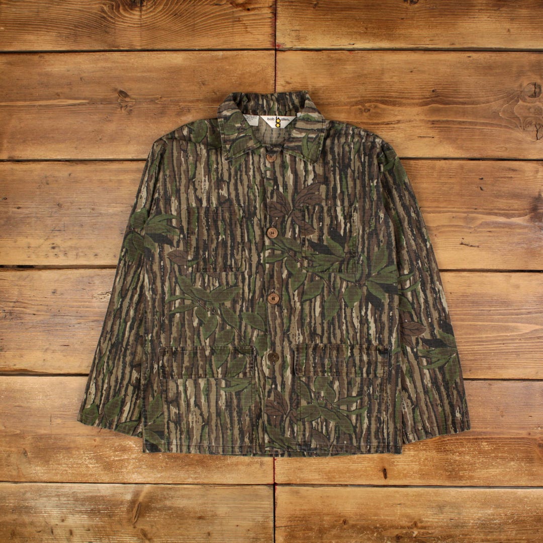 Vintage Bob Allen Outdoor Jacket S Real Tree Hunting Rip Stop ...