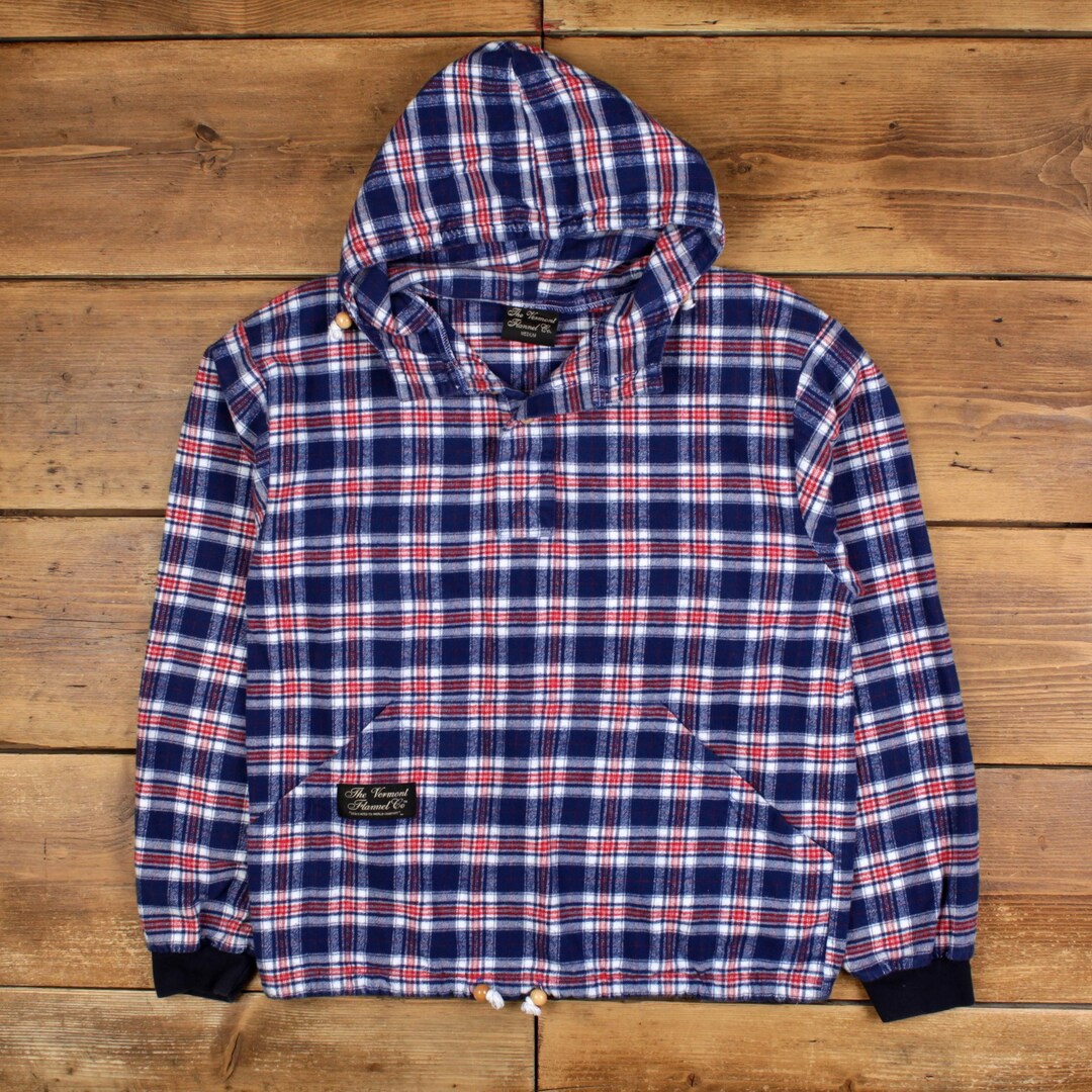 Vintage the Vermont Flannel Co Outdoor Jacket M Flannel Pullover USA ...