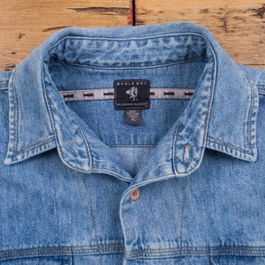 Vintage Bugle Boy Denim Shirt Button XL Mens Long Sleeve Blue Solid - Etsy