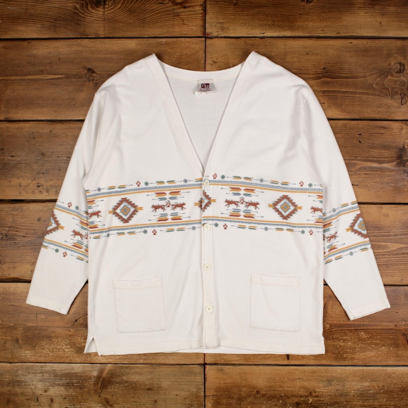 White Aztec Cardigans - Etsy UK
