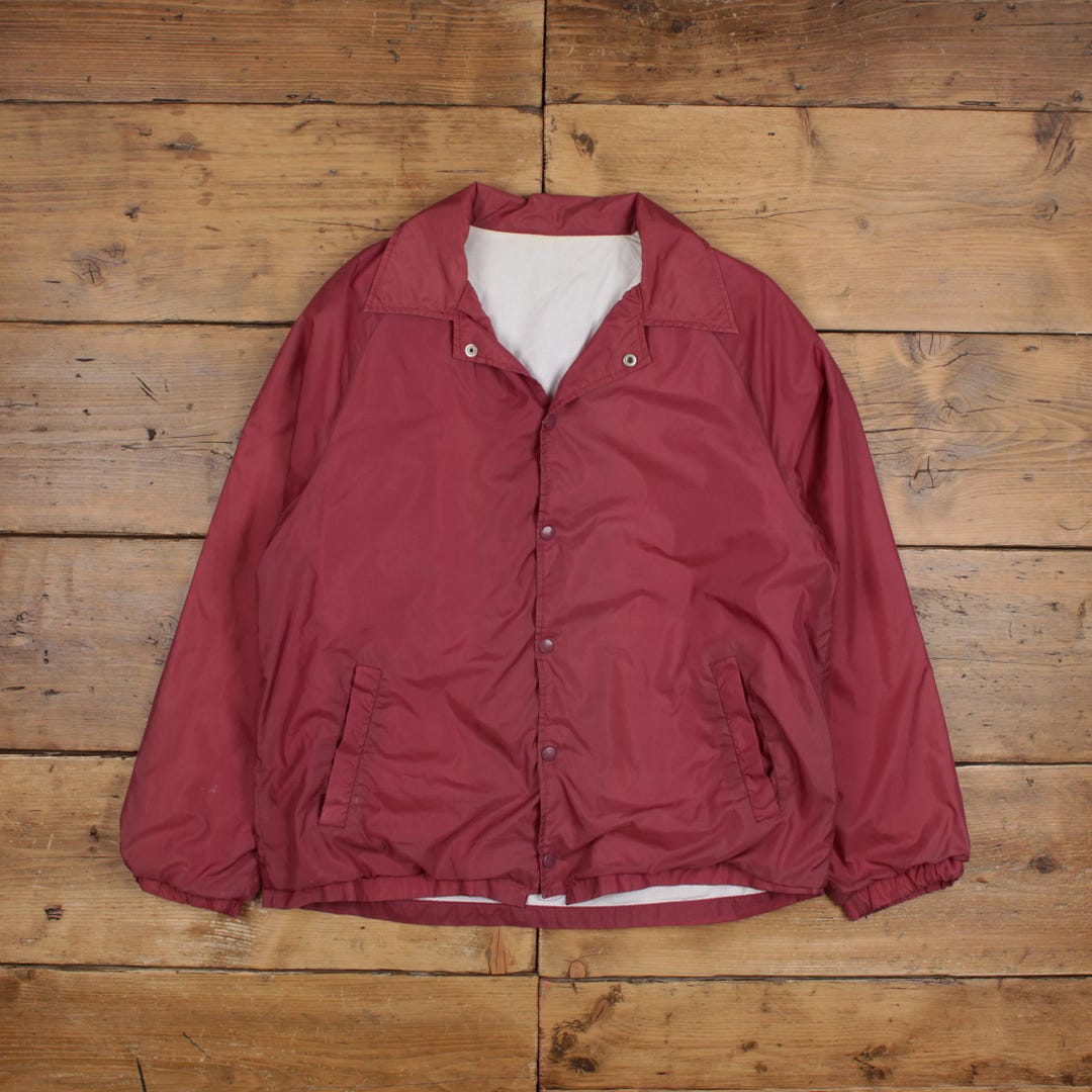 Vintage Coach Jacket L 80s Raglan Purple - Etsy