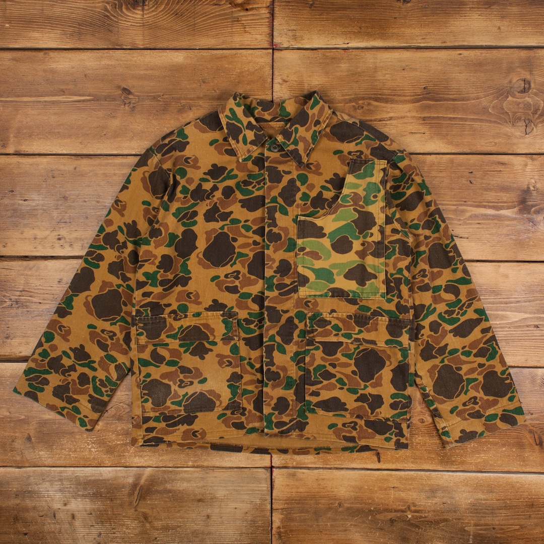 Vintage the Camo Clan Hunting Jacket L 80s Duck Camo USA Made - Etsy