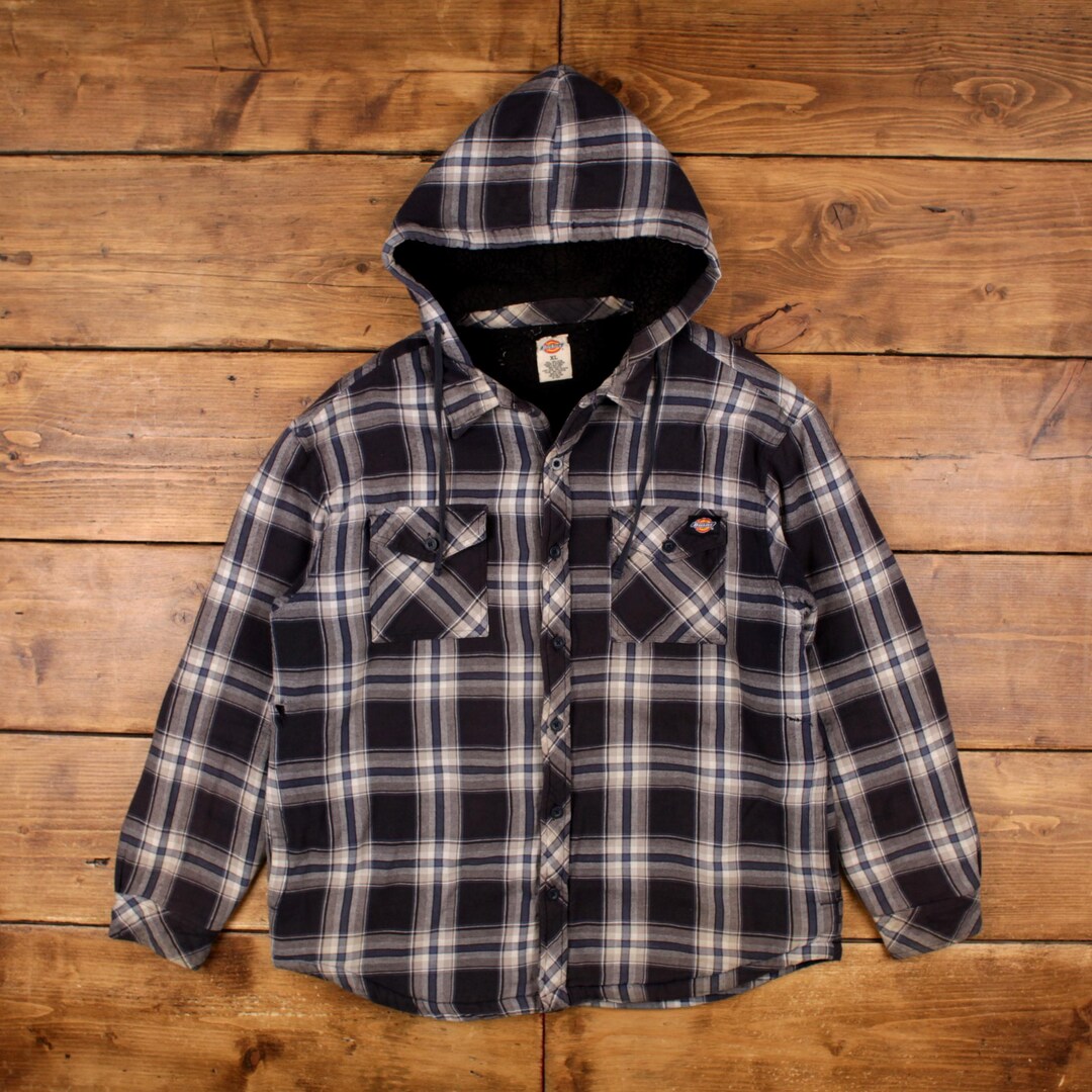 Vintage Dickies Workwear Jacket XL Plaid Check Blue - Etsy