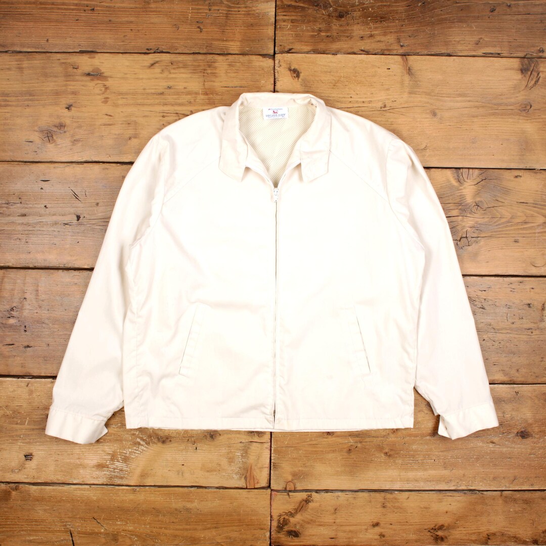 Vintage High & Dry Workwear Jacket XL 80s USA Made Cream - Etsy