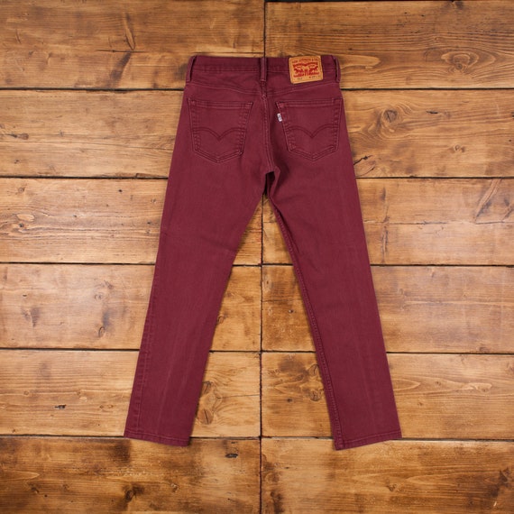 Buy Vintage Levis 511 Jeans 29 X 30 Medium Wash Tapered Red White Tab Denim Online in India Etsy