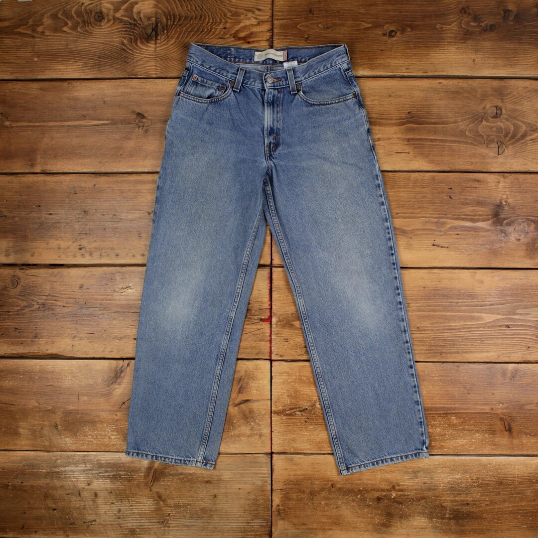 Vintage Levis 550 Jeans 30 X 30 Stonewash Straight Blue Womens Red Tab ...