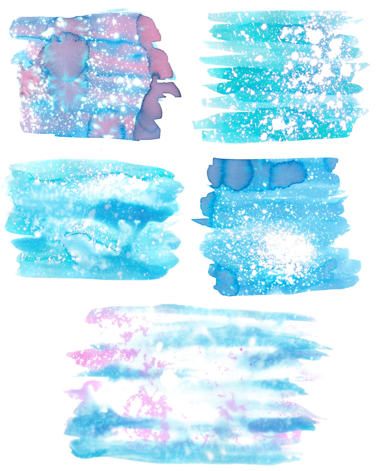 Watercolor Backgrounds 20 Splodge Watercolor Backgrounds / - Etsy UK