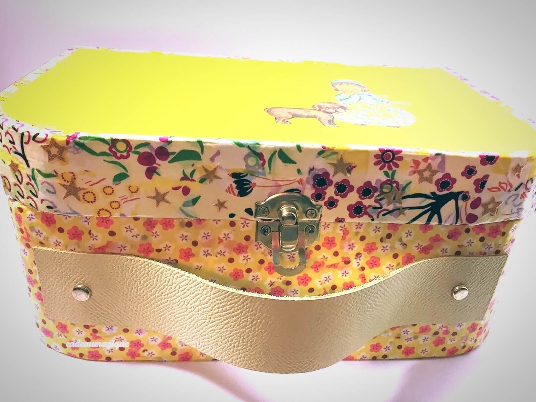 Vintage Case sun Cardboard: Personalized Gift Box - Etsy