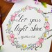 Let Your Light Shine Original Watercolour Painting, Matthew 5:16 Bible ...