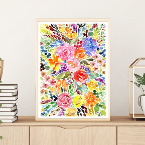 Bright Color Art - Etsy
