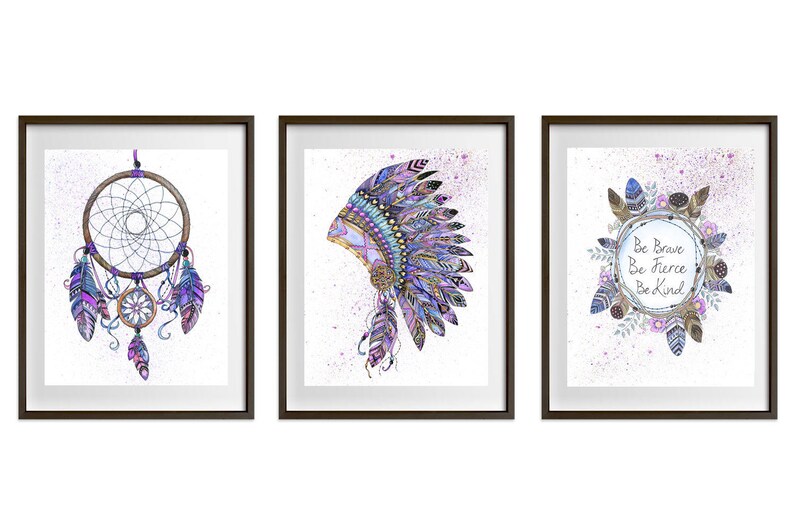 Tribal Zentangle Set 3 Watercolour painting prints | Etsy
