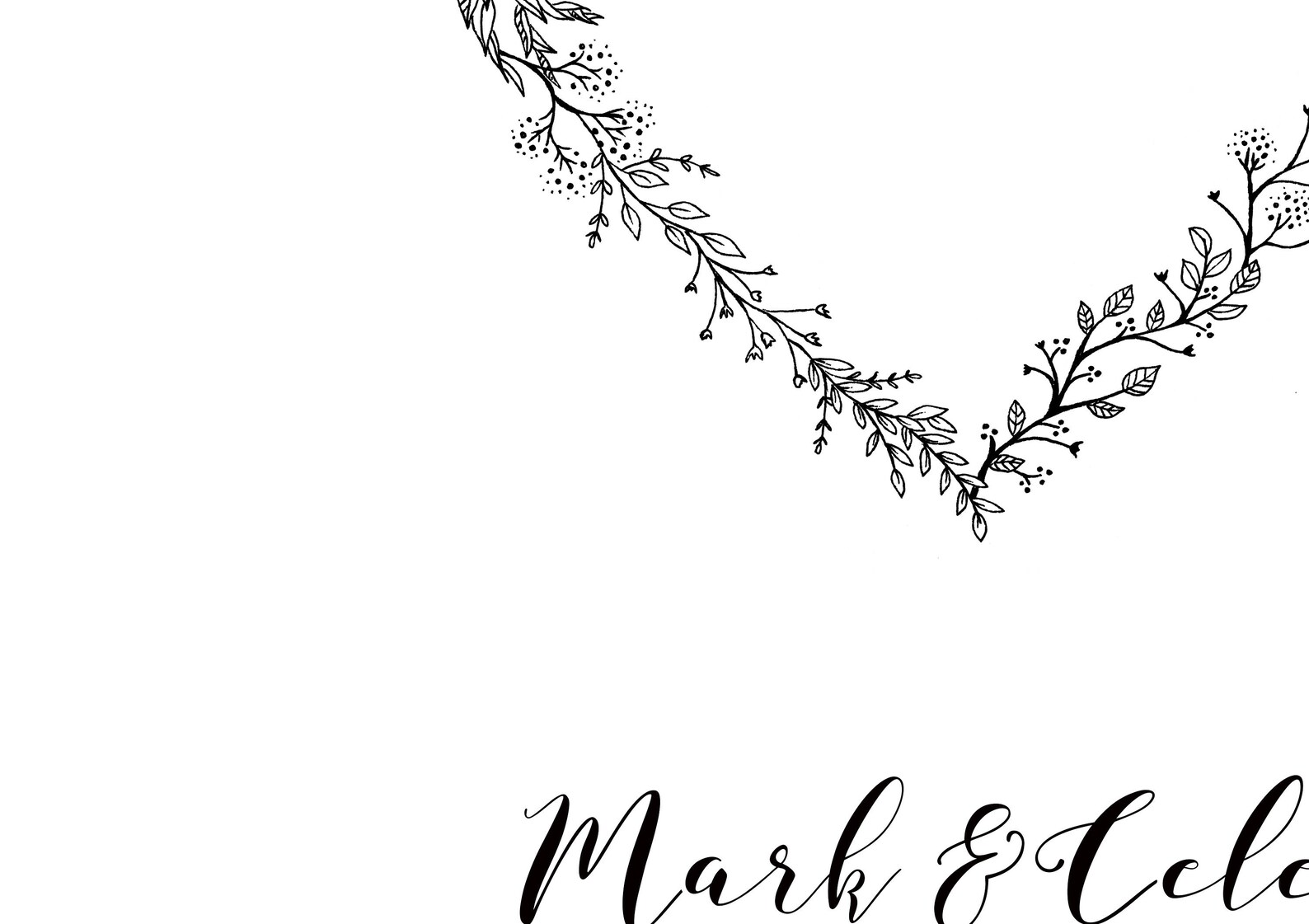 Fingerprint Guest Sign Heart Art, Wedding Sign-in, Guest Book ...