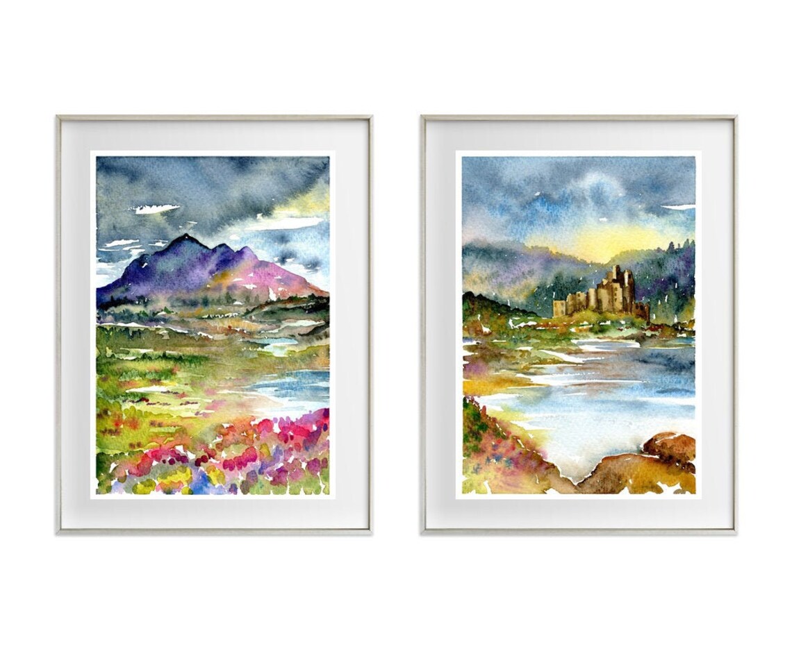 Scotland Landscape Art Prints Scottish Highlands Wall Art | Etsy