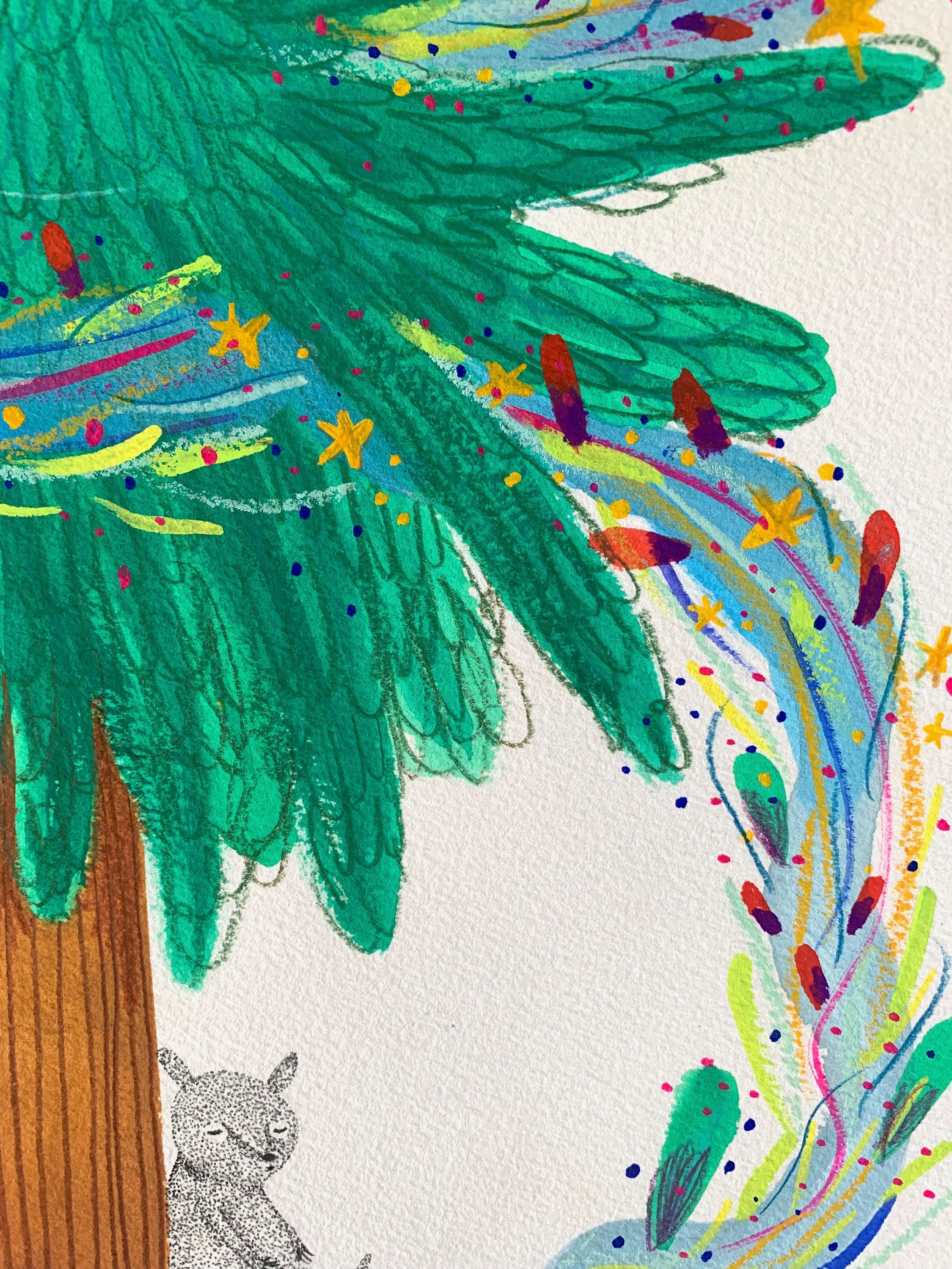 Trees Are Magical Original Illustration by Nana Sakata - Etsy
