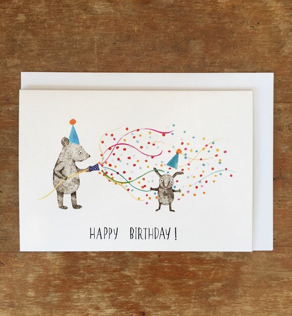 Cheeky Birthday Card 'happy Birthday' Original - Etsy Australia