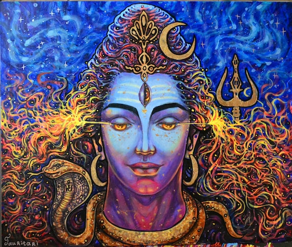 Psychedelic Art Shiva
