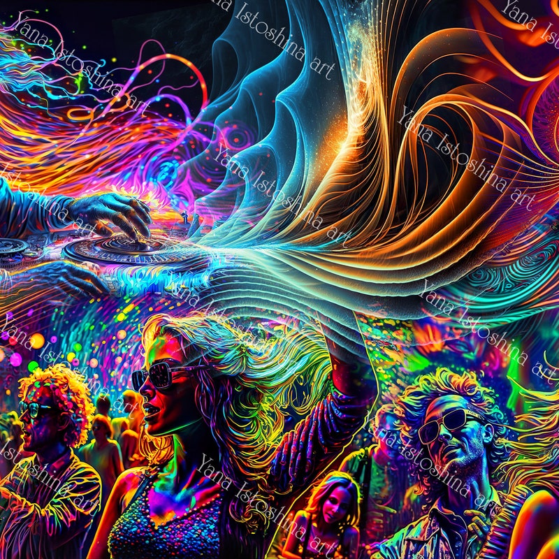 Rave Uv Backdrop - Etsy