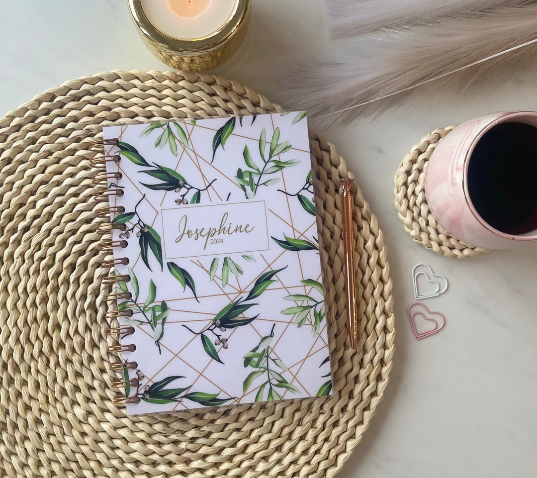 Personalised 2024-2025 Diary: Monthly and Weekly Layouts Budget Pages, Goal Tracking, and ...