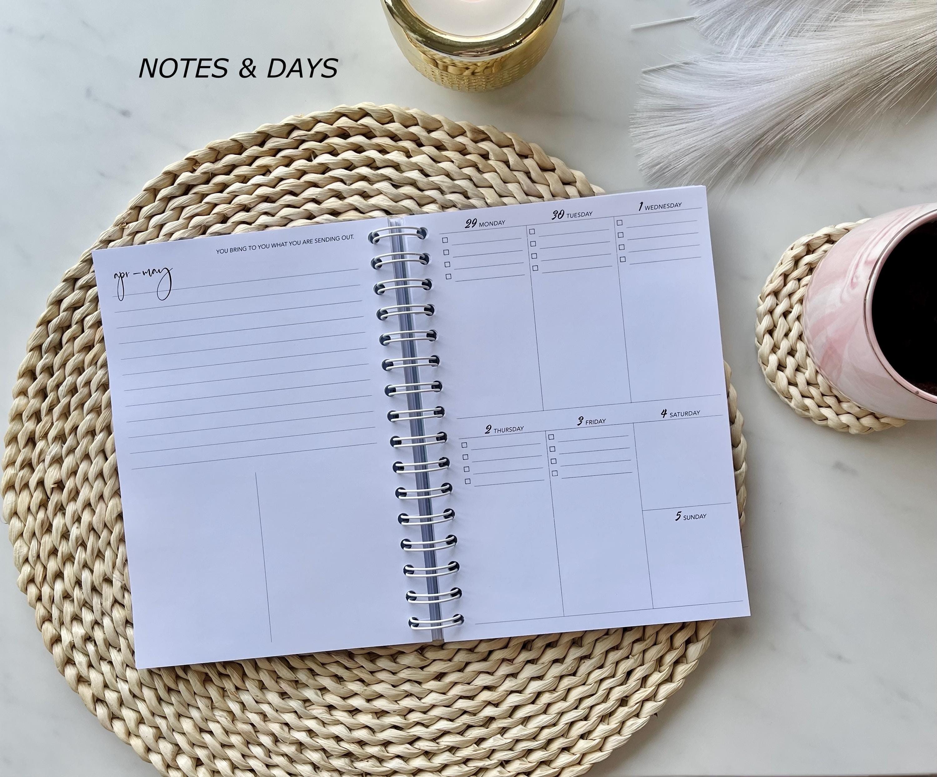 2026 Weekly Planner - Custom Diary - Life Planner - Tab Stickers ...