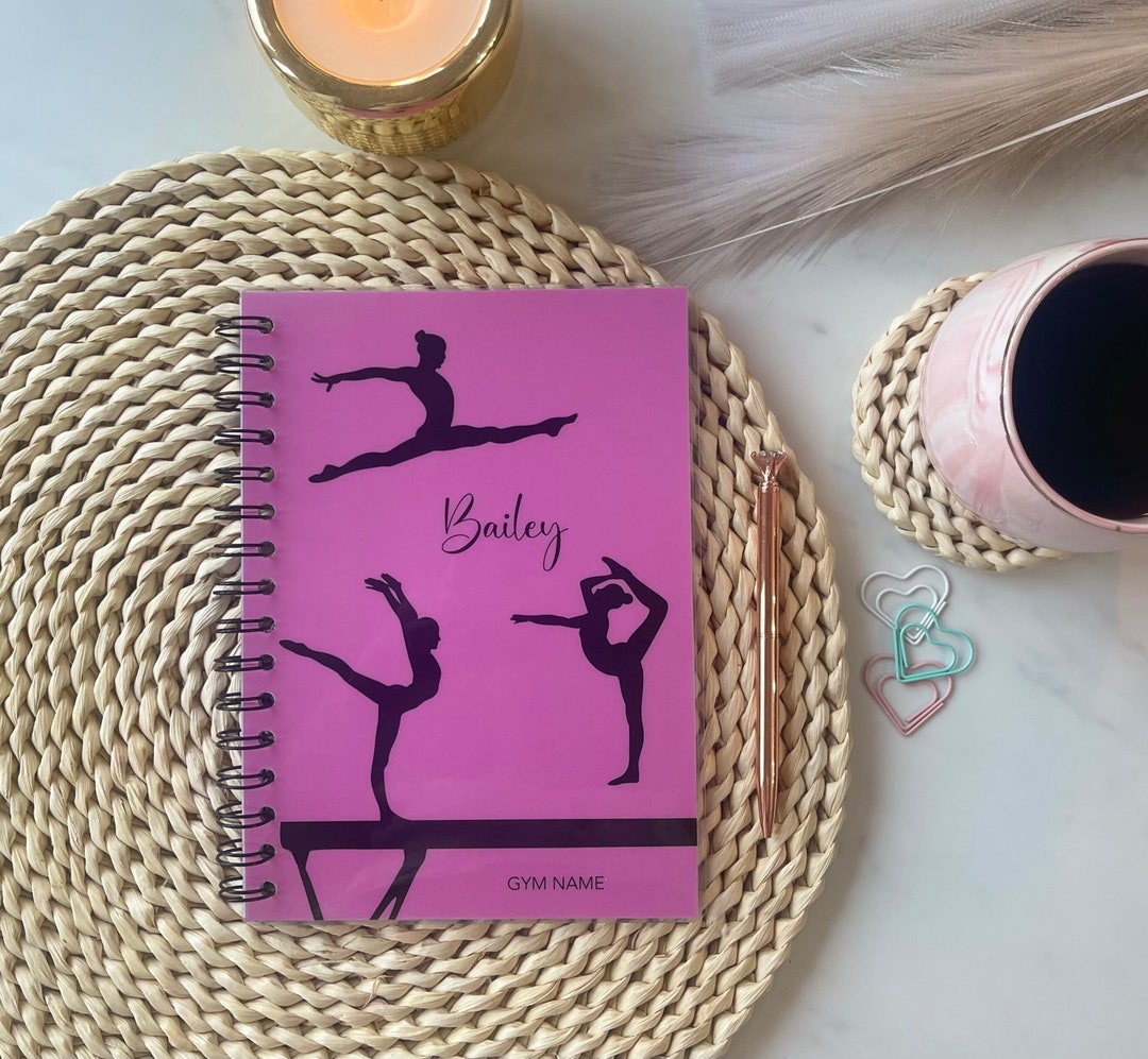 Personalized Gymnastics Journal: Girls' Scorebook, Meet Logbook - Etsy