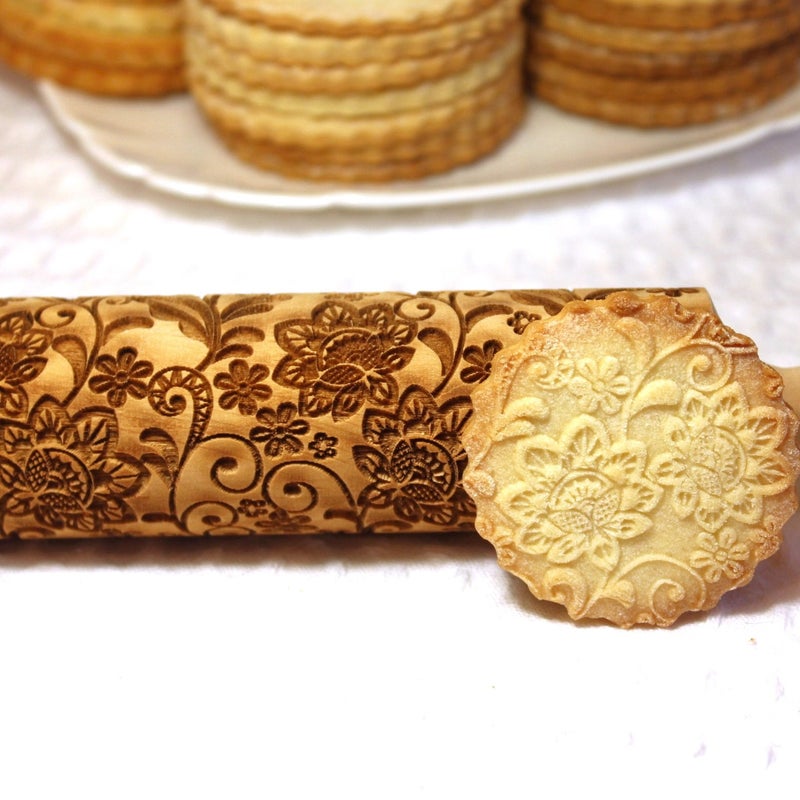 Embossed Rolling Pin - Etsy
