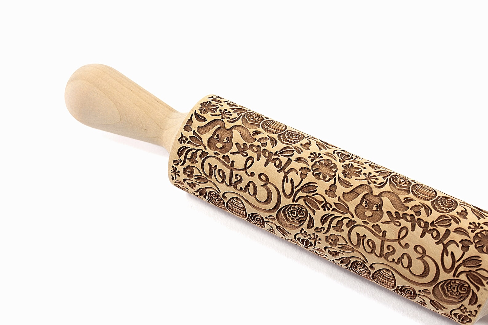 Easter Bunny Rolling Pin Embossed Eggs Shortbread Cookies | Etsy