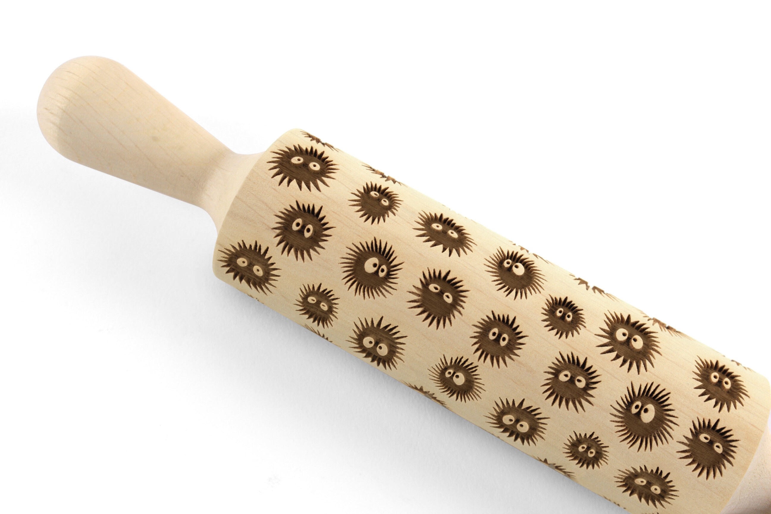 Anime Embossed Rolling Pin Sprites Texturing Tool for Cookies, Pottery ...