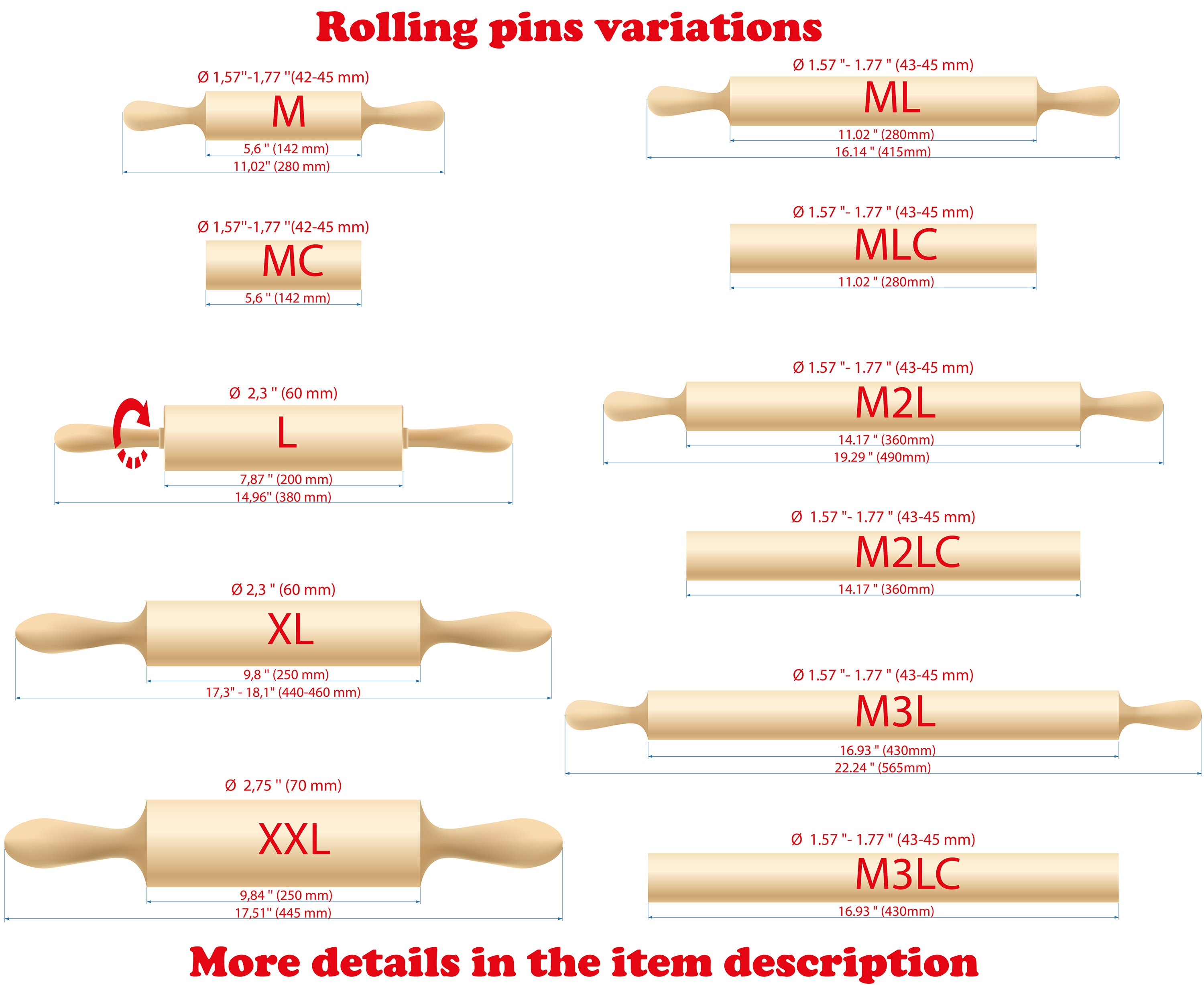 DAMASK Rolling Pin Christmas Gift, FLOWERS Embossing Laser Engraved ...