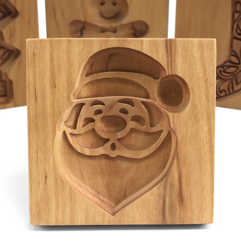 Speculaas Santa Mold - Etsy