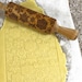 Snowflake 3 Embossed Rolling Pin Embossing Christmas Pattern Engraved ...