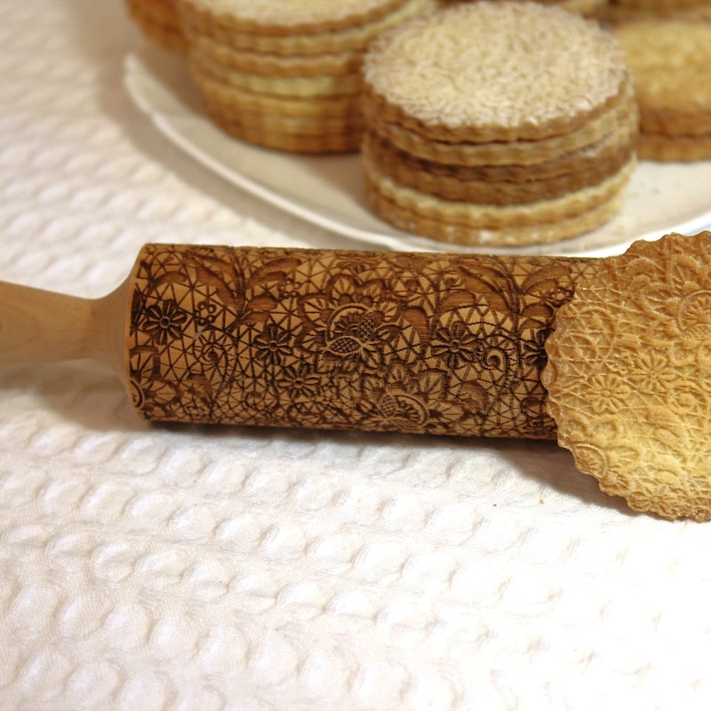 Embossed Rolling Pin - Etsy
