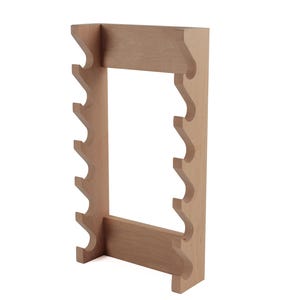 6 Rolling Pins Display Rack, Rolling Pin Holder, Wooden Shelf for ...