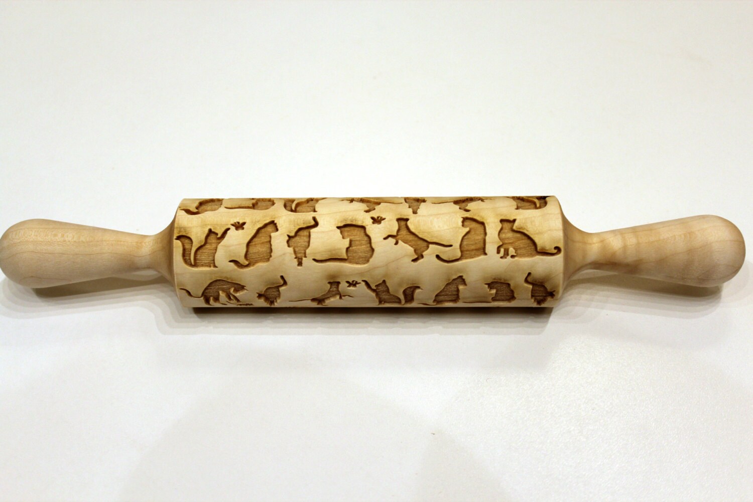 Engraved Rolling Pin Cats Embossing Rolling Pin Valentines - Etsy Canada